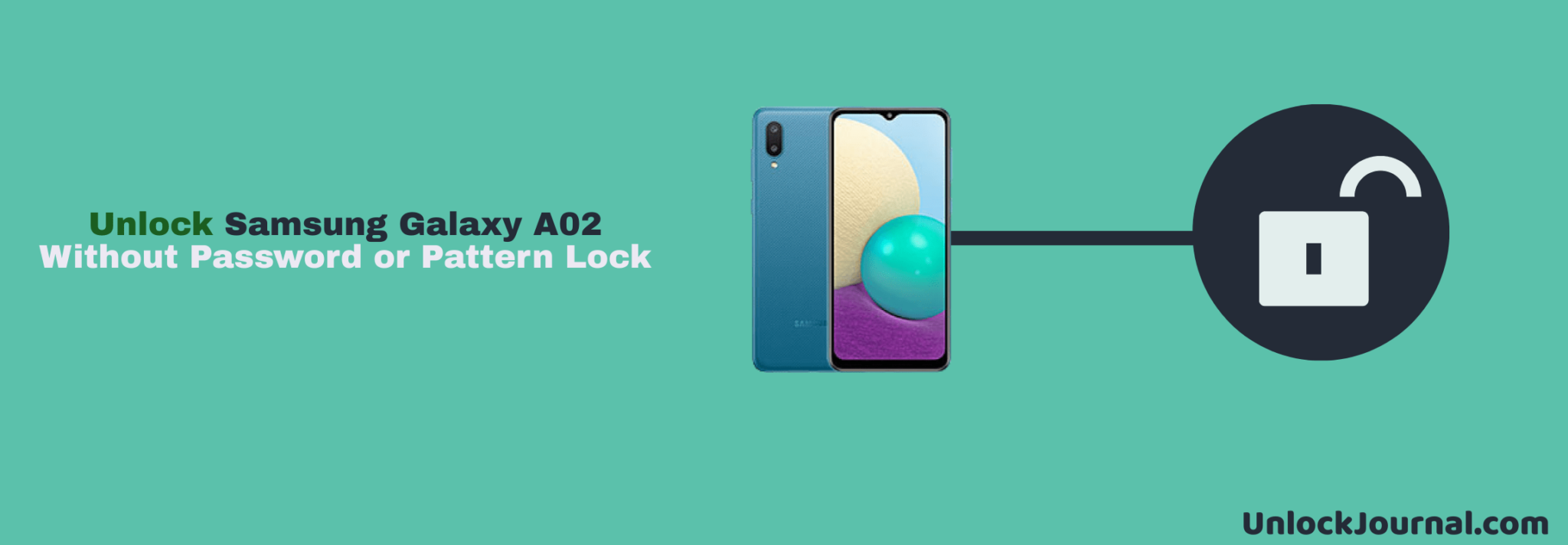 Unlock Samsung Galaxy A02 with Forgotten Password or Pattern Lock