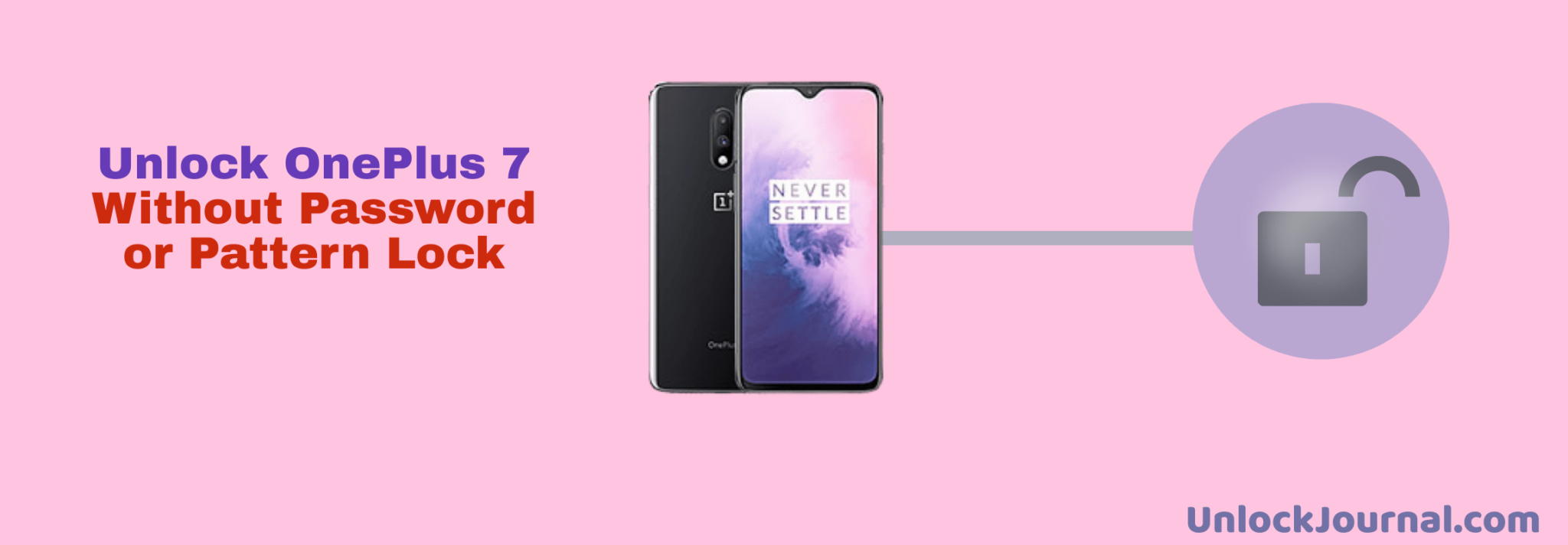 Unlock OnePlus 7 with Forgotten Password or Pattern Lock