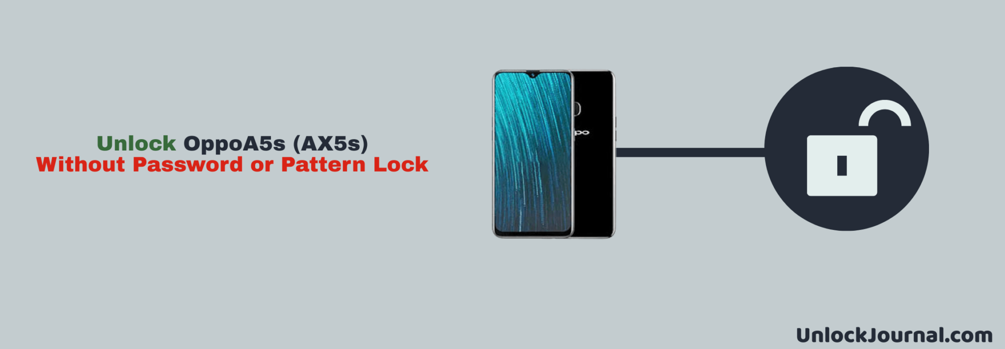 Unlock Oppo A5s (AX5s) with Forgotten Password or Pattern Lock
