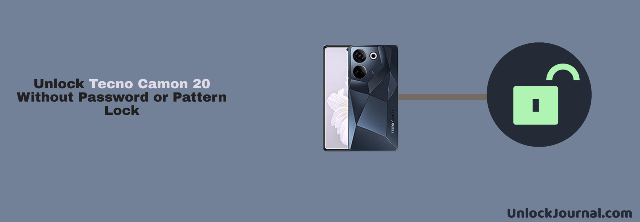 How To Unlock Tecno Camon 20 with Forgotten Password or Pattern Lock