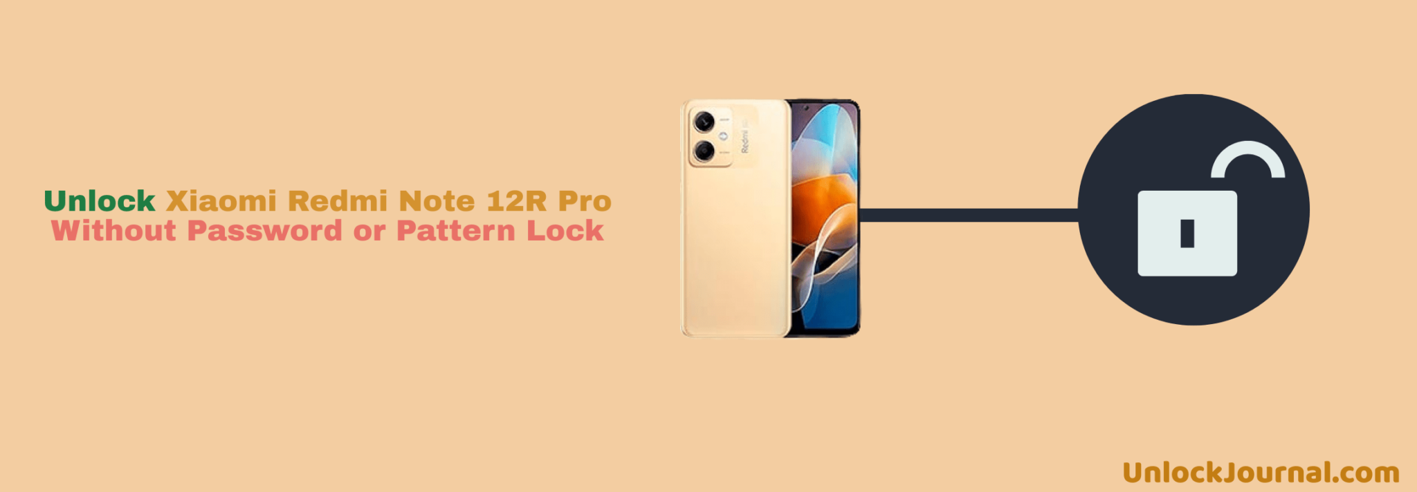 How To Unlock Xiaomi Redmi Note 12R Pro with Forgotten Password or ...